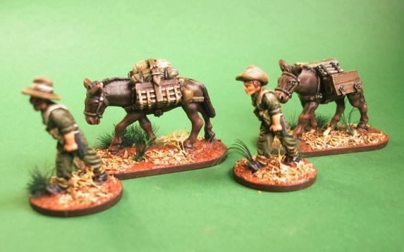 MULE3a - Pack mules with Chindit muleteers (x2) - Online Shop - Dixon ...